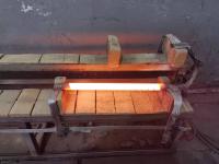 China Single-Thread SiC Heating Element 12mm Diameter 280mm Hot Zone 120mm Cold End for sale