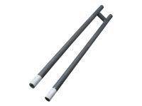 China H-Type Silicon Carbide High-Temperature Heating Element 1600C Dual Rod for sale
