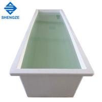 China Fiberglass Fish Hatchery Tank Round and Rectangular FRP Breeding Fish for sale