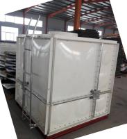China SMC Modular Rectangular Storage Water Tank FRP for sale