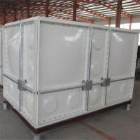 China SMC Modular Rectangular Storage Water Tank FRP for sale