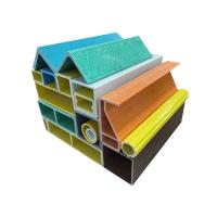 China Pole Fiberglass Rectangular FRP Square Tube for sale