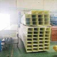 China Polyurethane Pultrusion Fiberglass Profiles Cable Tray Electrical for sale
