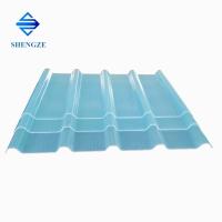 China Clear Fiberglass GRP Corrugated Skylight Panel Roof for sale