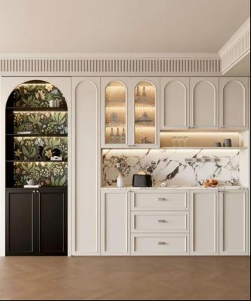 Quality Elegant French Shaker Kitchen Cabinet Doors for sale