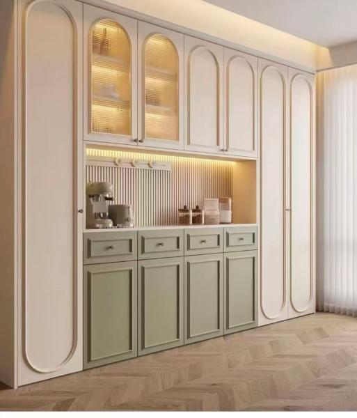 Quality French Arched Sideboard & Coffee Bar Cabinet Unit for sale