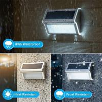 China IP65 Waterproof Solar Wall Light 9 SMD LEDs Intelligent Light Control Garden Lighting for sale