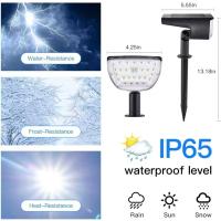 China RUYI 4W Waterproof Solar Spotlight 600lm for Garden Path Landscape Lighting 6-8H Charging for sale
