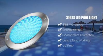 China DC12V 24V 18w 24w 35w Outdoor Waterfall Multi Color rgb underwater wall mounted swimming ip68 for sale