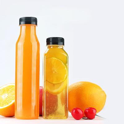 Cina l'animale domestico del commestibile del quadrato 400ml imbottiglia 8 Oz Juice Containers in vendita