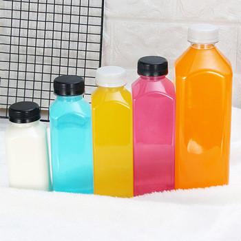 Cina Bevanda di plastica della bevanda dell'HDPE 250ml la piccola imbottiglia le bottiglie trasparenti dell'animale domestico 12oz in vendita