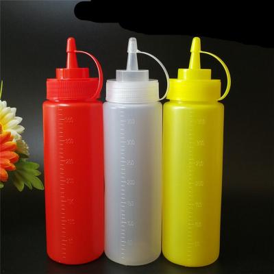 Cina Piccoli 40cm 2 bottiglia di ketchup di plastica di plastica delle bottiglie 500ml di Oz in vendita