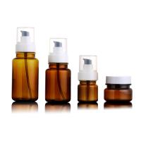 China 60g  40ml Plastic Lotion Jars Empty Lotion Bottles With Pump for sale