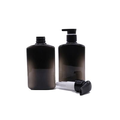Cina Bottiglia vuota della pompa della mano 250ml del prodotto disinfettante della bottiglia del prodotto disinfettante oblungo nero della mano in vendita