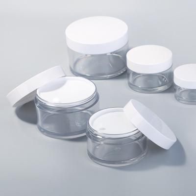 Cina ANIMALE DOMESTICO di plastica dei contenitori 15Ml dei barattoli dell'ampia bocca facciale 30g in vendita