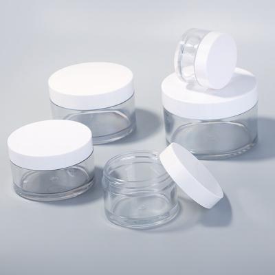 Cina ANIMALE DOMESTICO di plastica dei contenitori 15Ml dei barattoli dell'ampia bocca facciale 30g in vendita