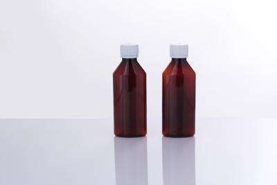 Cina Sciroppi la medicina rotonda del liquido del PE imbottiglia il chiaro coperchio a vite in vendita