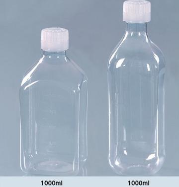 Cina Il quadrato dell'animale domestico del giro 100ml dello sciroppo imbottiglia le bottiglie cosmetiche senz'aria in vendita