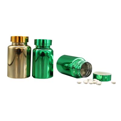 Cina 120ml bottiglia di plastica placcante Amber Plastic Containers in vendita