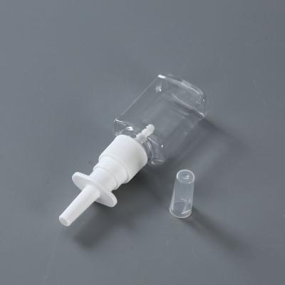 Cina Bottiglie liquide trasparenti della medicina dell'ANIMALE DOMESTICO con lo spruzzo bianco di naso o dello spruzzatore in vendita