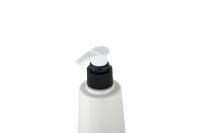 China Conical Plastic Lotion Bottles 180ml PET Material for sale
