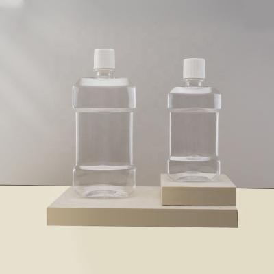 Cina bottiglia di plastica del colluttorio dell'animale domestico vuoto di 120ml 4oz trasparente in vendita