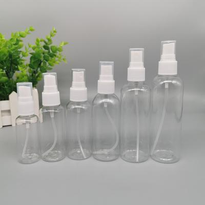 Cina tipo cosmetico spruzzo della stampa della bottiglia dello spruzzo dell'alcool di plastica dell'ANIMALE DOMESTICO 30ml~120ml in vendita