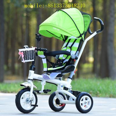 China Rotating Seat Three Wheel Children Tricycle Baby Tricycle for 1-4years old for sale