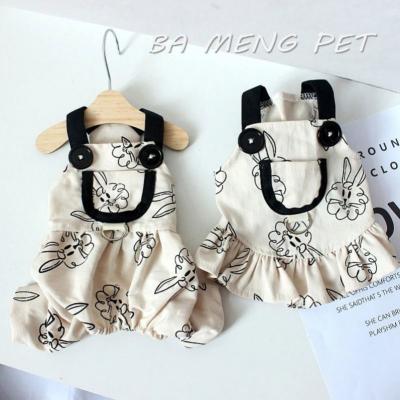 China Pet Dog Jumpsuits Cute Halloween Solid Dog Sling Dress All Seasons Puppy Skirt Dog Clothes for sale