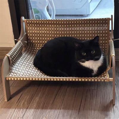 China Modern Rectangle Sisal Cat Sofa Bed Recliner Sofa Comfortable Multi-Functional Removable Washable Pet Chair Carton for sale