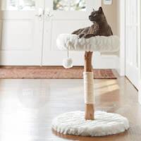 China Easytoclean Cat Scratching Tree 4 Levels Durable Multi Tier Cat Tower for Scratching and Relaxation for sale