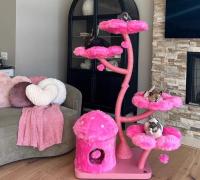 China Easytoclean Cat Scratching Tree 4 Levels Durable Multi Tier Cat Tower for Scratching and Relaxation for sale