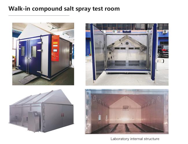 Salt spray test chamber exterior view
