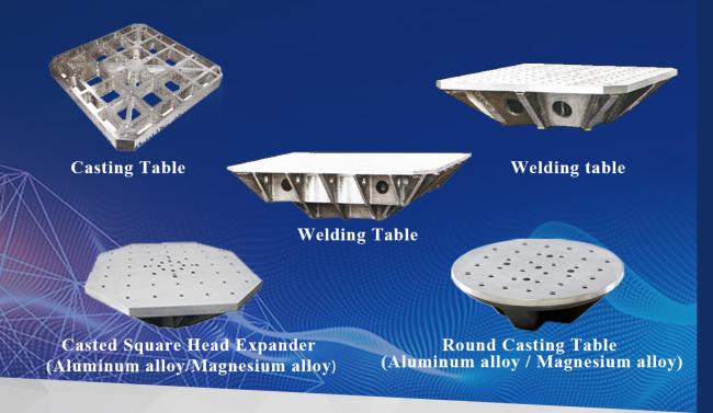 Durable vibration test table head expander view 1