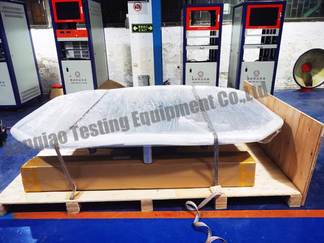 Vibration test table components detail