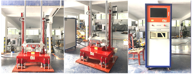 Shock test system in laboratory setting