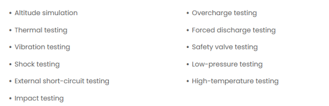 UN/DOT 38.3 Testing Requirements