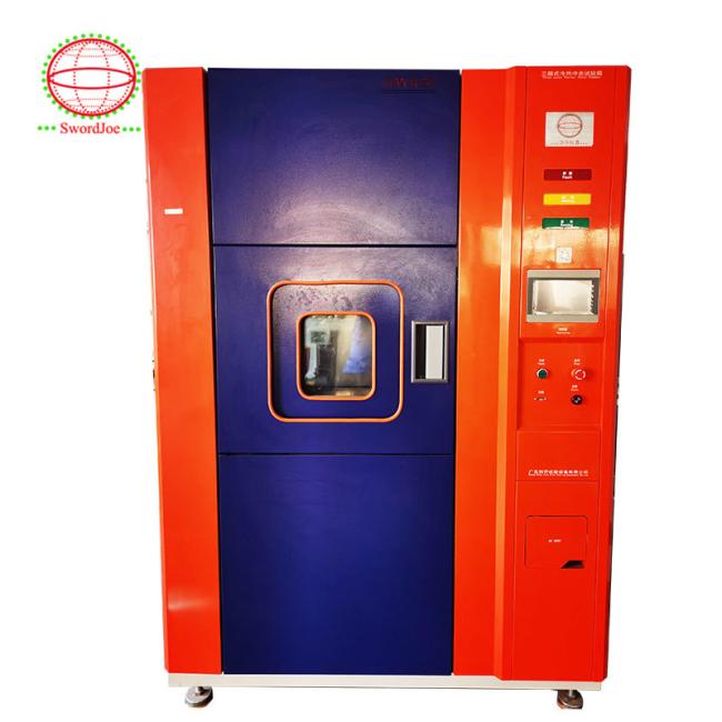 Three Zone Thermal Shock Tester Chamber front view