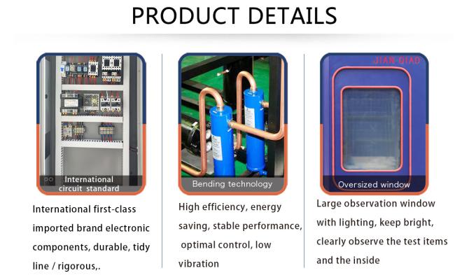 Test chamber technical specifications label