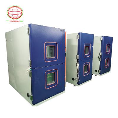 China Industrielle Zwei-Zonen-Temperaturschockprüfkammer 100L Kapazität zu verkaufen