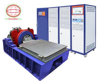 Quality Water Cooled Electro Dynamic Vibration Test Table with 51mm / 76mm Amplitude and AC 380V Power Supply for sale