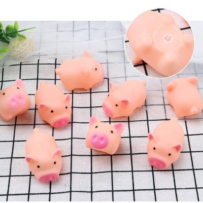 中国 安い卸売プロモーション BPAフリービニール PVC トイ キッズのスキー ミニ 可愛い豚 販売のため