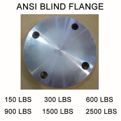 China Forged steel flange  ANSI B16.5 BLIND FLANGE for sale