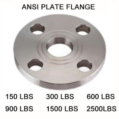 China Forged steel flange  ANSI B16.5 PLATE FLANGE for sale