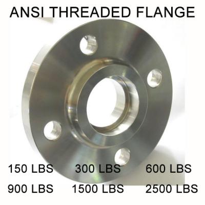 China Forged steel flange  ANSI B16.5 THREAD FLANGE for sale