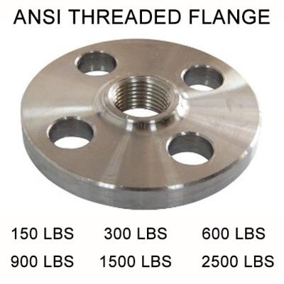 China Forged steel flange  ANSI ASME B16.5 THREAD FLANGE ,Forged carbon steel flange ,high quality forged flange , for sale