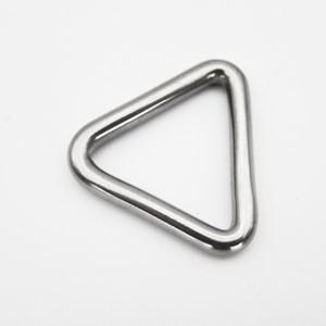 China investment casting stainless steel welded triangle-ring for sale