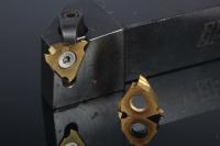China 0.5mm-3.5mm Width Pulley Groove Inserts CNC Grooving Inserts for sale