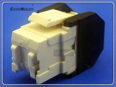 China Cat6 Keystone Jack RJ45 UTP Jacks Pass Fluke test for sale