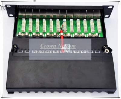 China NEW 10 Inch 12Port Patch Panel Cat6 Full Shielded Patch Panel Cat6 12Ports Patch Panel Rack Category 6 pach panels for sale